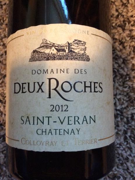 2012 Domaine des Deux Roches Saint-Véran En Chatenay, France, Burgundy ...