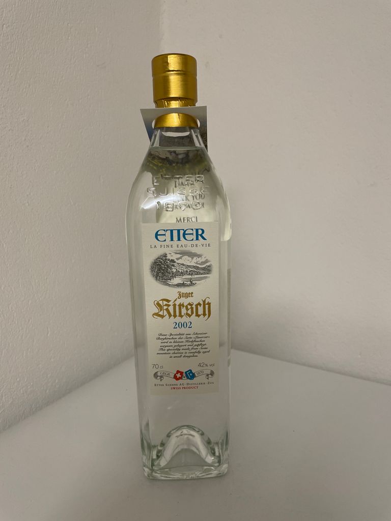 2002 Etter Zuger Kirsch, Switzerland, Eastern Switzerland, Zug ...