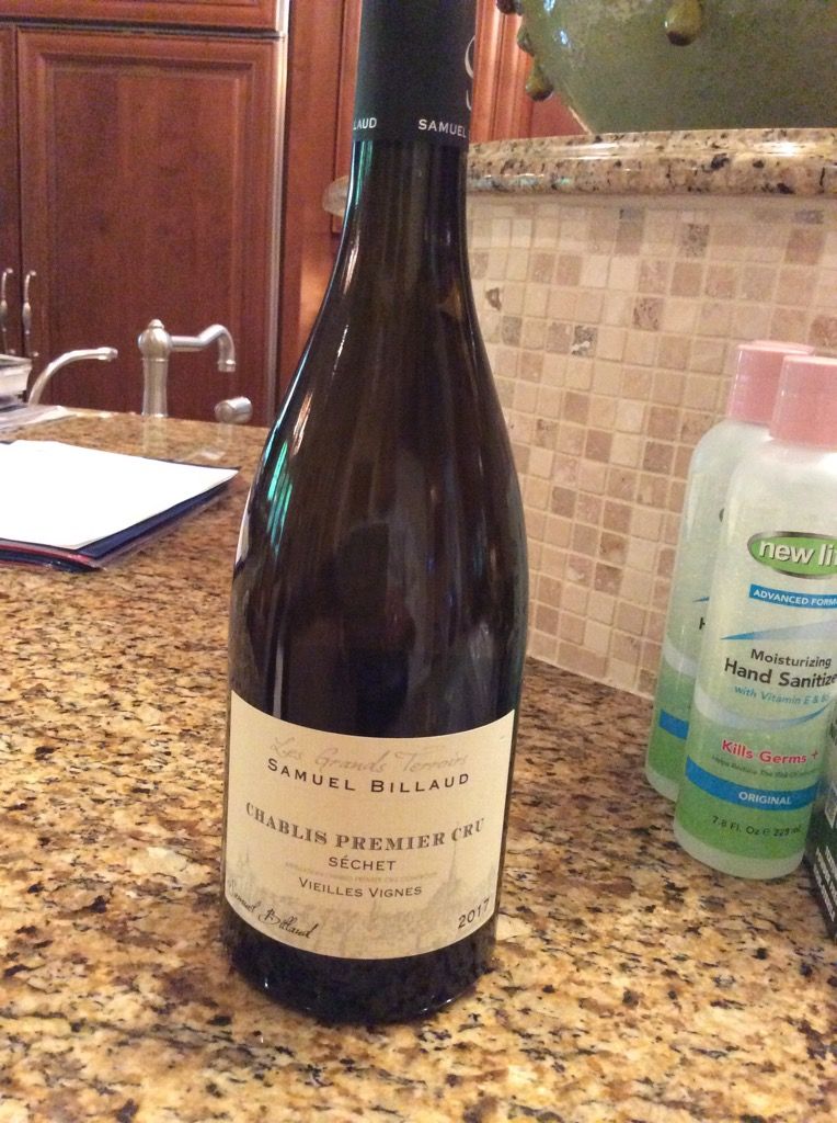 2018 Samuel Billaud Chablis 1er Cru Séchet, France, Burgundy, Chablis ...