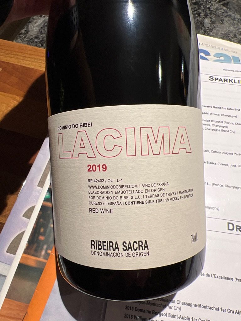 2020 Dominio do Bibei Ribeira Sacra Lacima, Spain, Galicia, Ribeira Sacra - CellarTracker