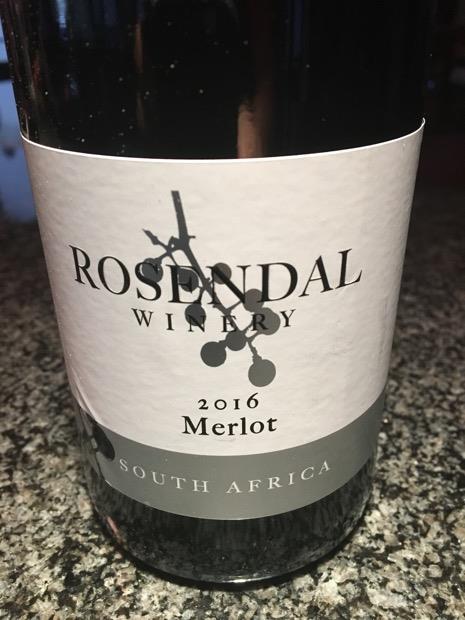 2015 Rosendal Merlot Reserve, South Africa, Western Cape - CellarTracker