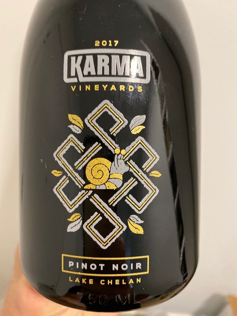 2017 Karma Vineyards Pinot Noir, USA, Washington, Columbia Valley, Lake ...