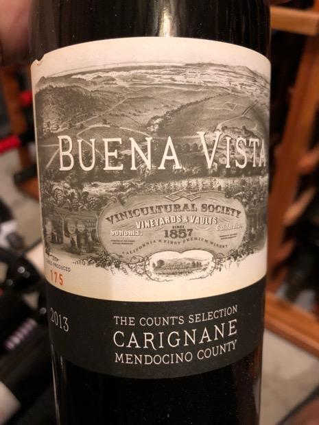 2011 Buena Vista Carignane The Count's Selection, USA, California ...