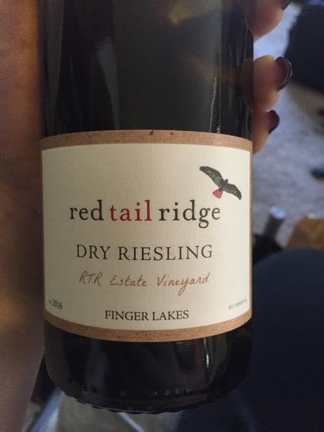 2016 Red Tail Ridge Winery Dry Riesling, USA, New York, Finger Lakes ...