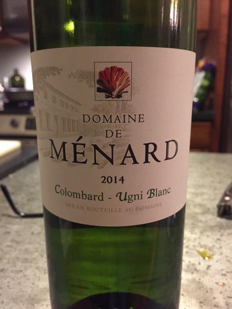 2015 Domaine de Ménard, France, Southwest France, Gascony, Côtes de ...