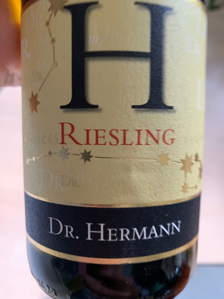 2018 Dr. Hermann Riesling H, Germany, Mosel Saar Ruwer - CellarTracker