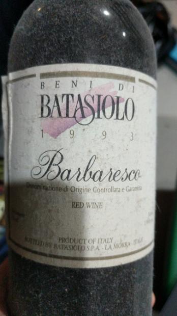 1993 Beni di Batasiolo Barbaresco, Italy, Piedmont, Langhe, Barbaresco ...