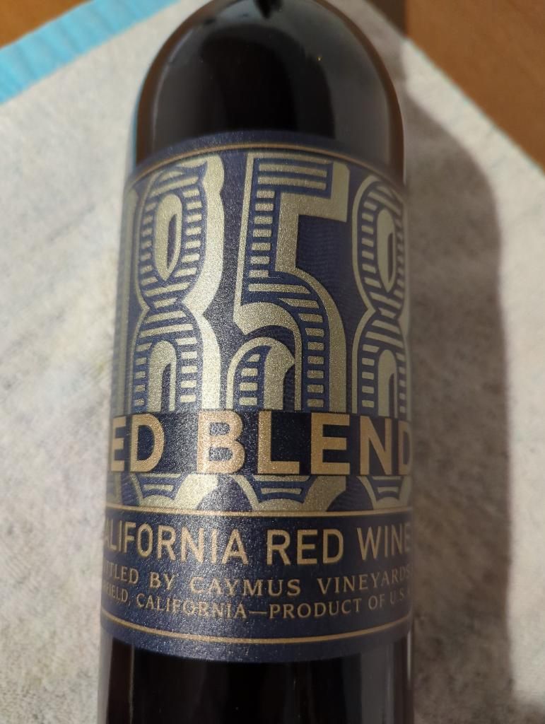 NV Caymus 1858 Red Blend California, USA, California - CellarTracker