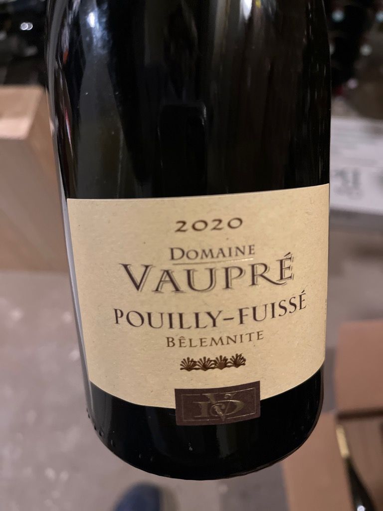 2020 Domaine Vaupré Pouilly-Fuissé, France, Burgundy, Mâconnais ...