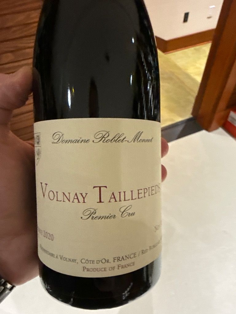 2020 Domaine Roblet-Monnot Volnay 1er Cru Taillepieds, France, Burgundy ...