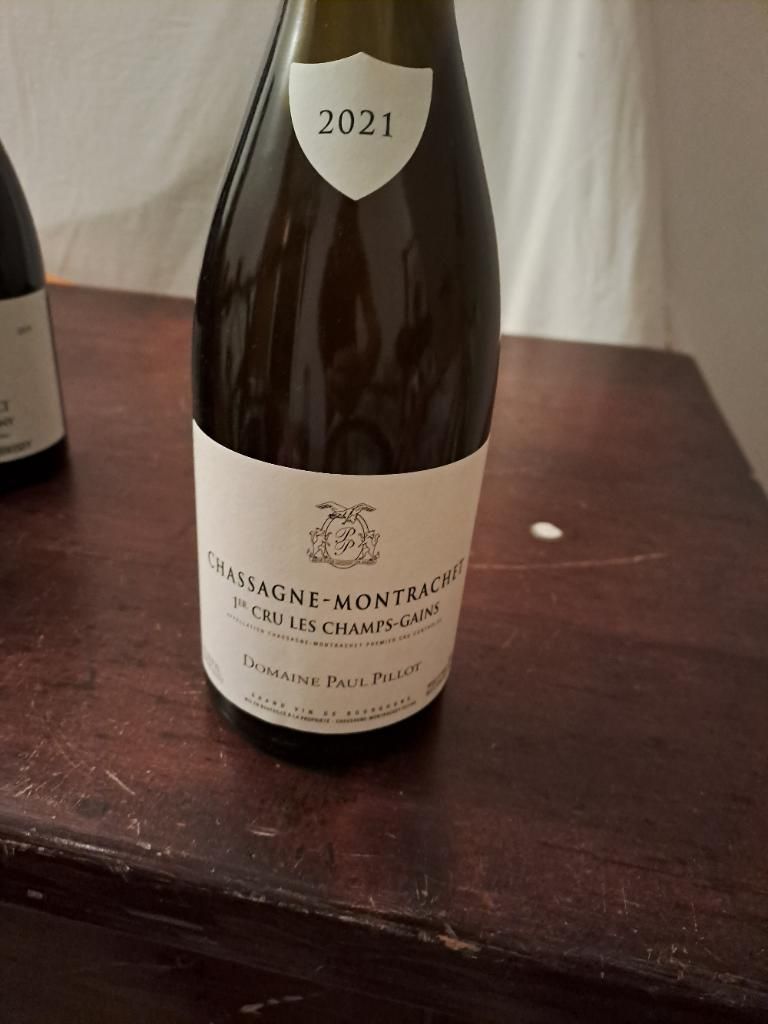 2021 Paul Pillot Chassagne-Montrachet 1er Cru Les Champs-Gain, France ...