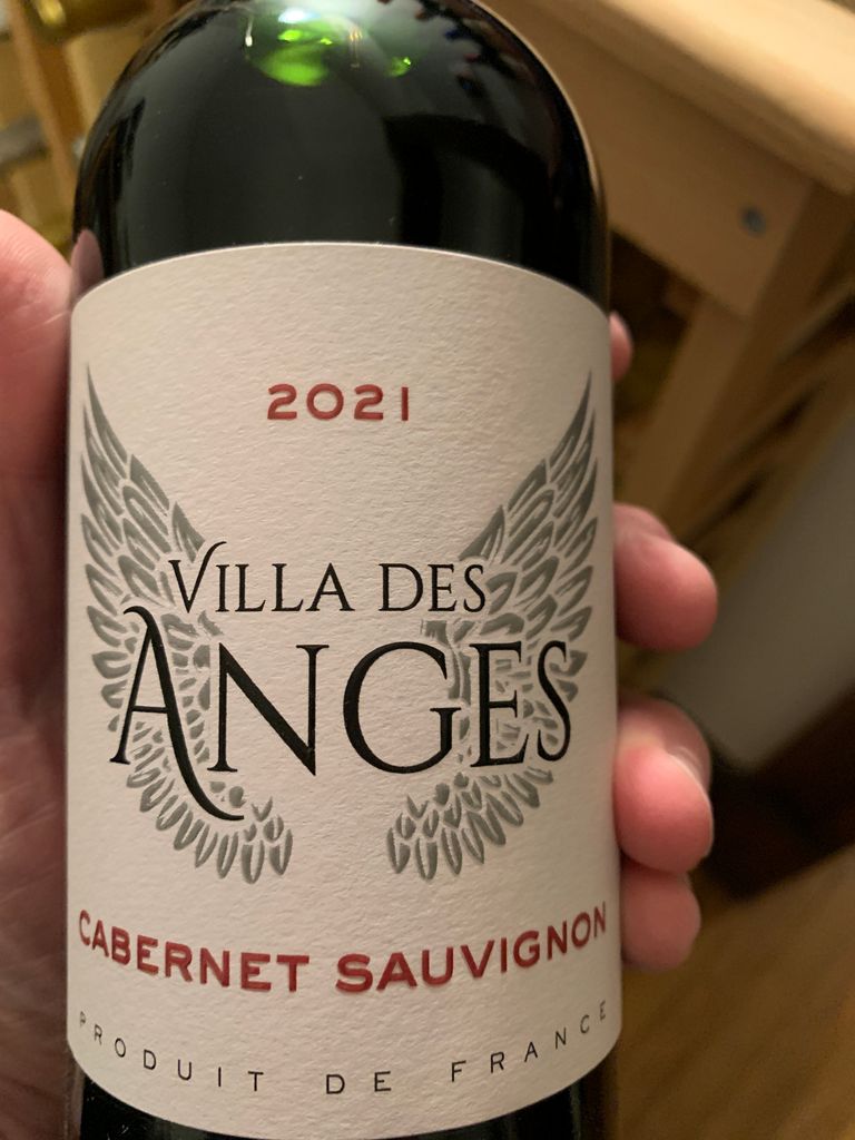 2021 Villa des Anges Cabernet Sauvignon Vin de Pays d'Oc, France ...