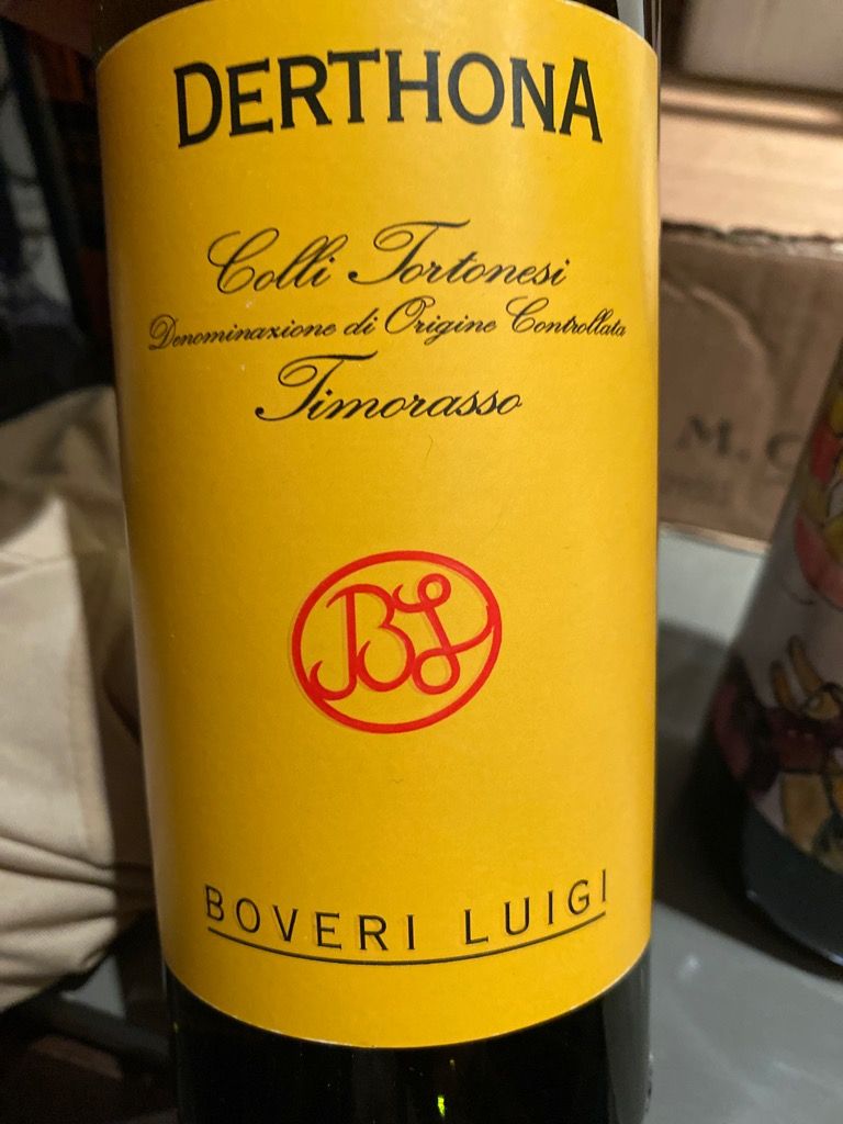 2020 Luigi Boveri Timorasso Colli Tortonesi Derthona, Italy, Piedmont ...