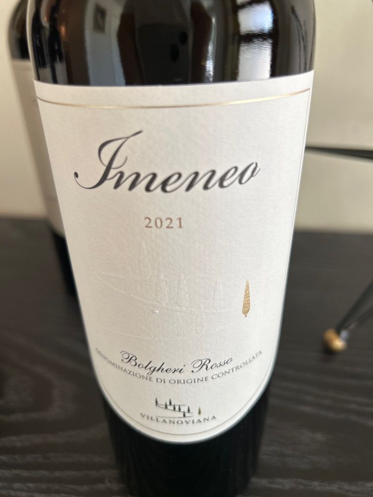 2021 Azienda Agricola Villanoviana Bolgheri Imeneo, Italy, Tuscany ...