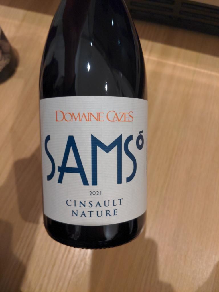 2021 Domaine Cazes Samsō Cinsault Nature, France, Languedoc Roussillon ...