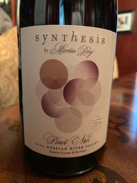 2014 Martin Ray Pinot Noir Synthesis, USA, California, Sonoma County ...
