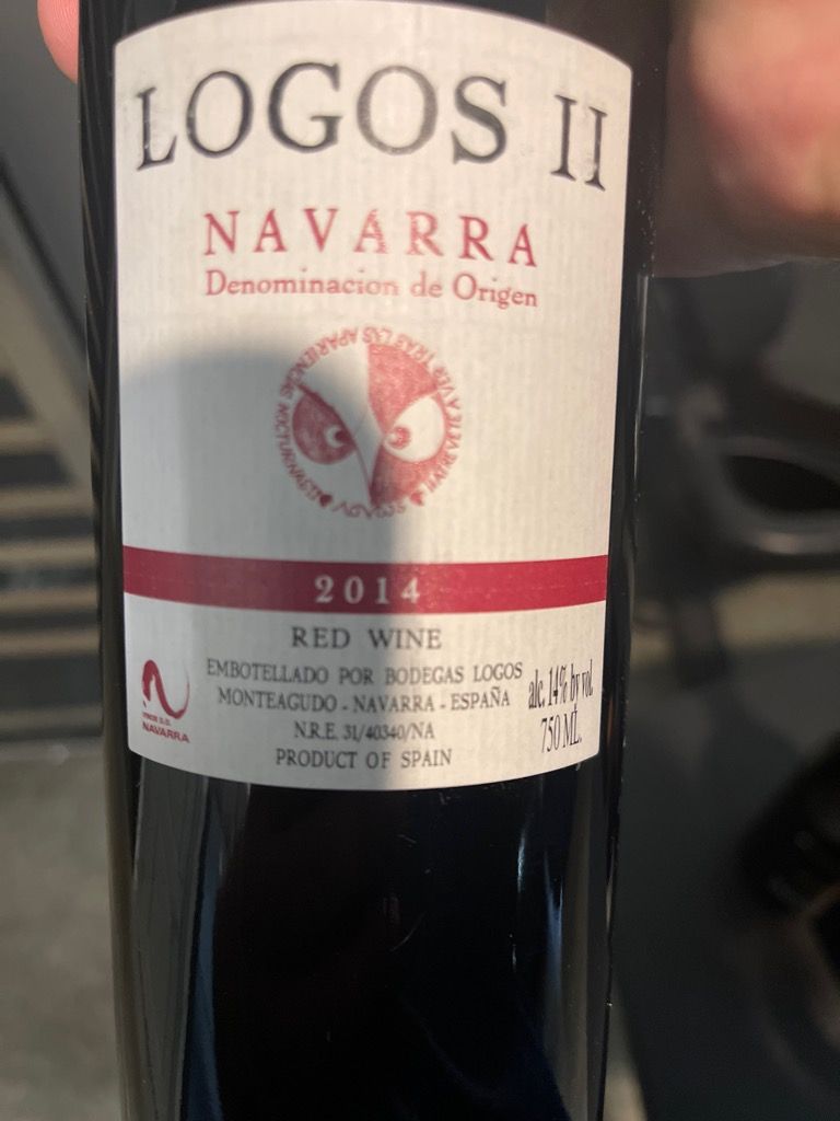2015 Bodegas Logos Navarra Logos II, Spain, Navarra - CellarTracker