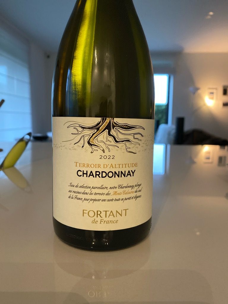 2021 Fortant de France Chardonnay Terroir D'Altitude, France, Languedoc ...