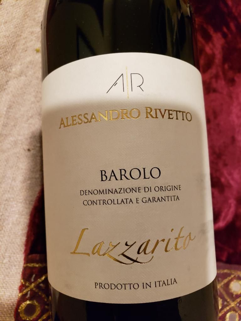 2016 Alessandro Rivetto Barolo Lazzarito, Italy, Piedmont, Langhe ...