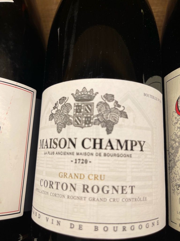 2020 Maison Champy Corton-Rognet, France, Burgundy, Côte de Beaune ...