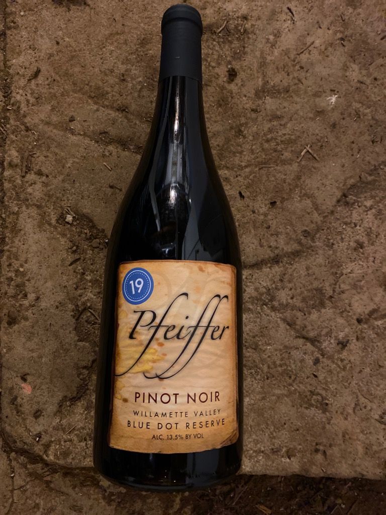 2019 Pfeiffer Vineyards Pinot Noir Blue Dot Reserve, USA, Oregon ...