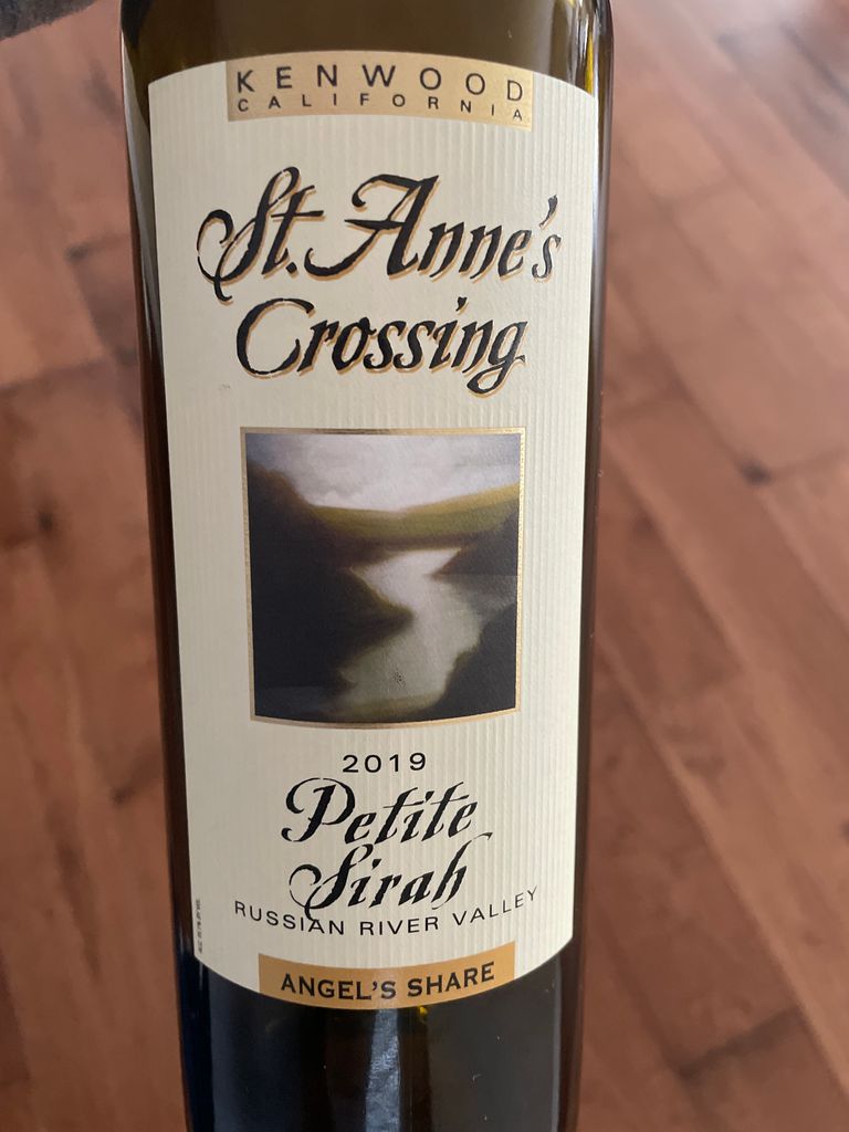 2019 St. Anne's Crossing Petite Sirah Angels Share, USA, California ...