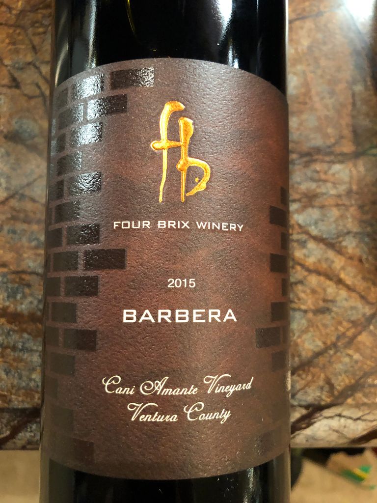 2017 Four Brix Barbera Cani Amante Vineyard, USA, California, Central ...
