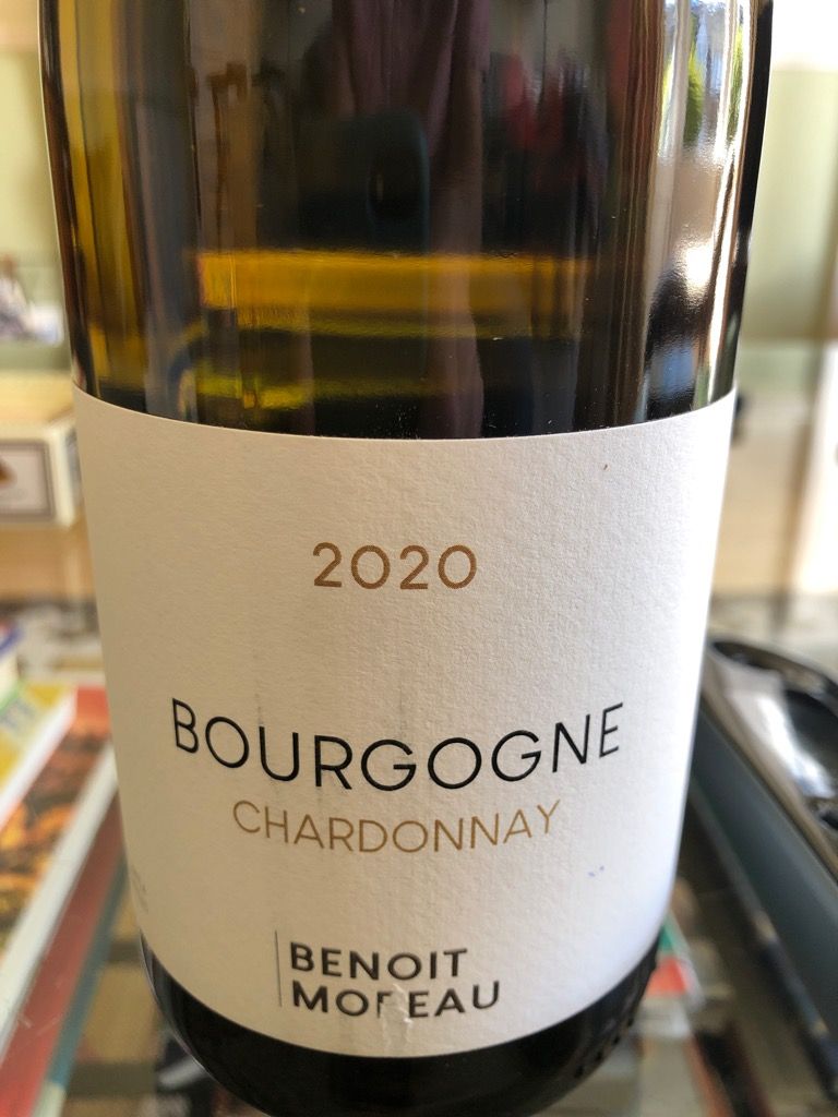 2021 Domaine Benoit Moreau Chardonnay Bourgogne Blanc, France, Burgundy ...