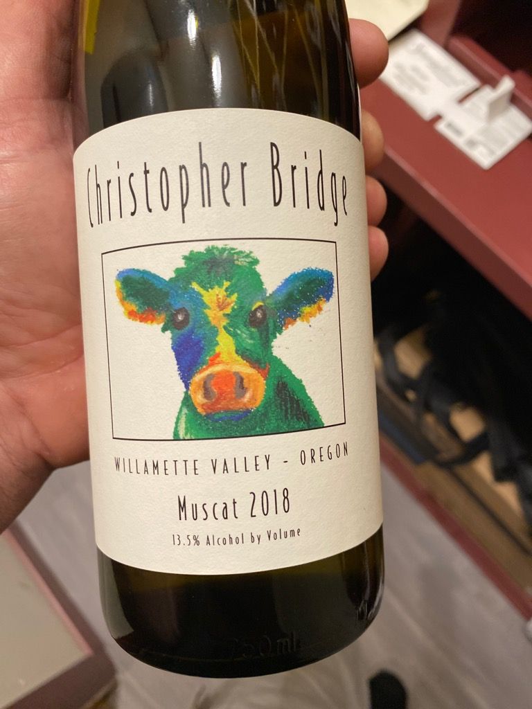 2018 Christopher Bridge Muscat Satori Springs, USA, Oregon, Willamette ...