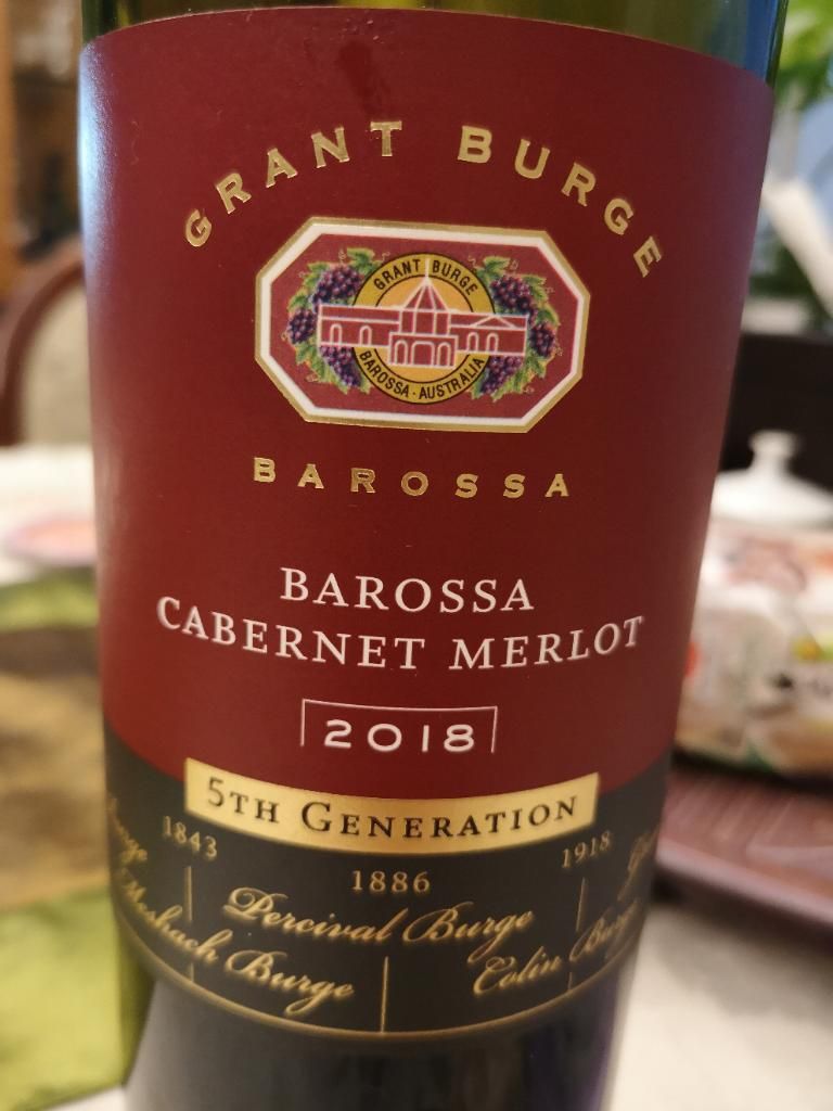 2018 Grant Burge 5th Generation Cabernet Merlot, Australia, South ...