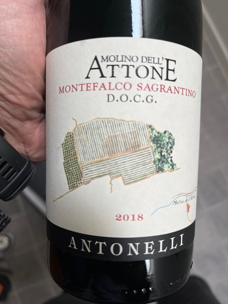 2019 Antonelli San Marco Montefalco Sagrantino Molino dell'Attone ...