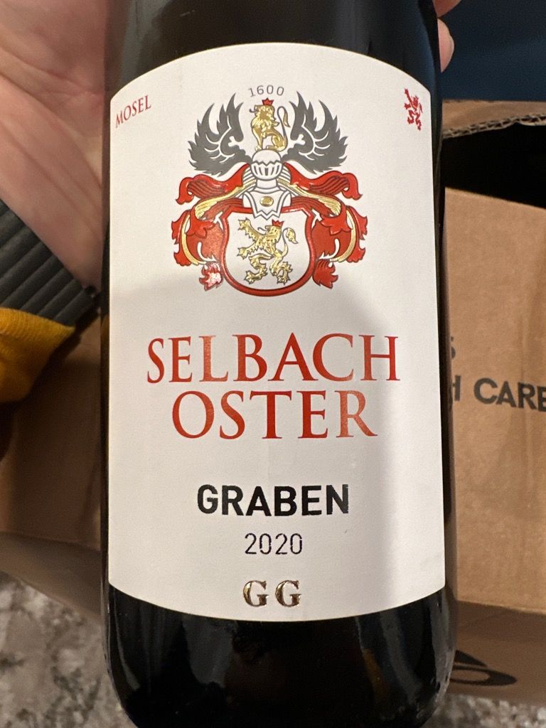 2020 Selbach-Oster Bernkasteler Graben Riesling Großes Gewächs, Germany ...