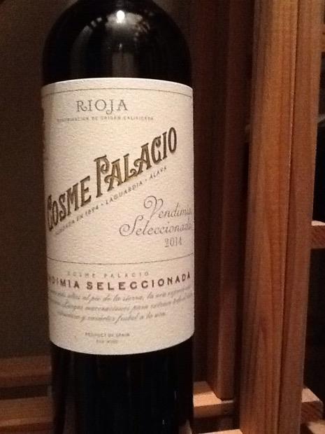 2014 Bodegas Palacio Rioja Cosme Palacio Vendimia Seleccionada, Spain ...