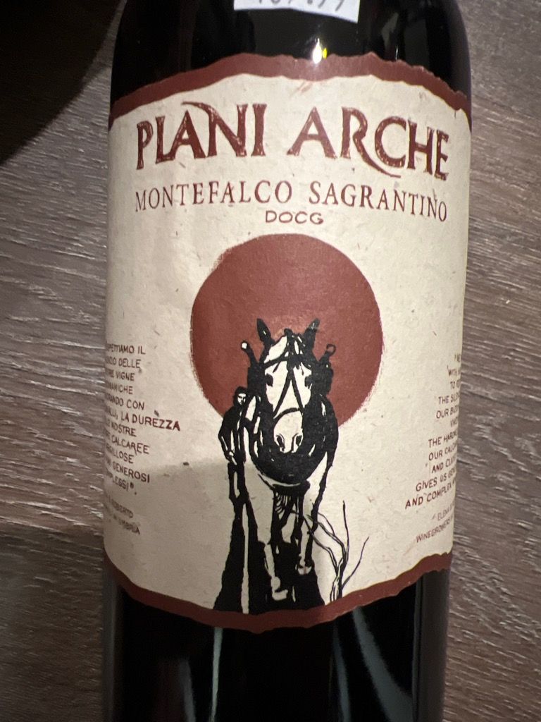 2018 Plani Arche Montefalco Sagrantino, Italy, Umbria, Montefalco ...