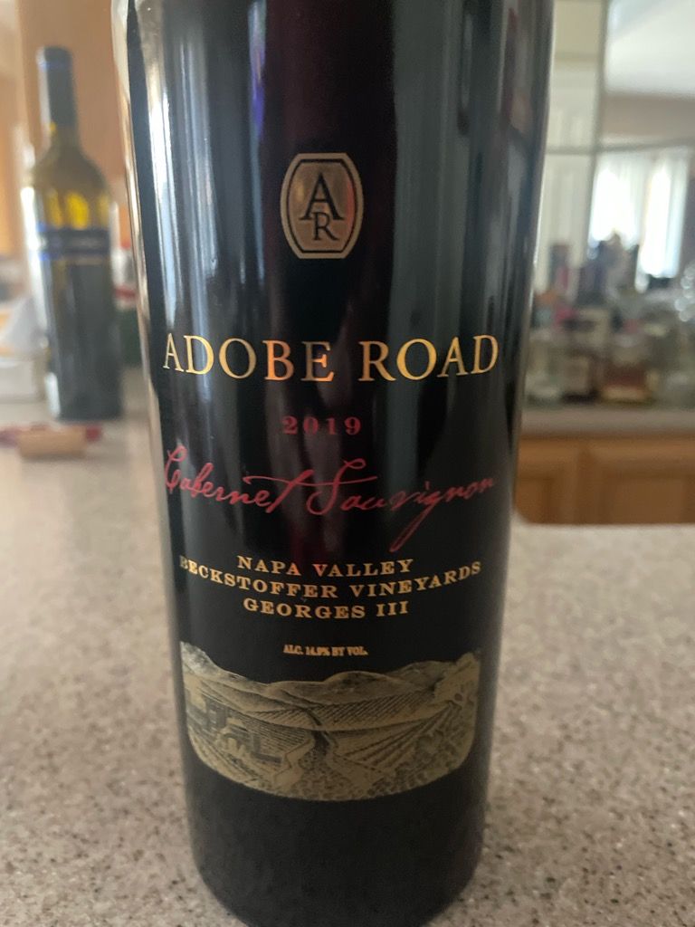 2021 Adobe Road Cabernet Sauvignon Beckstoffer Georges III Vineyard ...