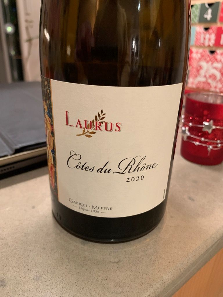 2021 Gabriel Meffre Côtes du Rhône Laurus, France, Rhône, Southern ...