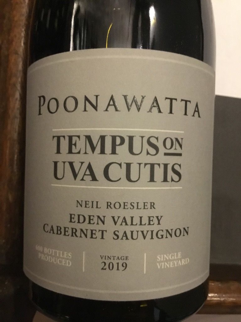 2021 Poonawatta Estate Cabernet Sauvignon Tempus on Uva Cutis ...