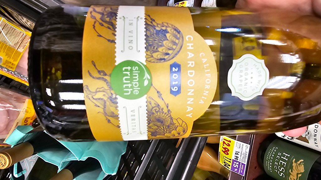 2018 Simple Truth Organic Wines Chardonnay, USA, California, North ...