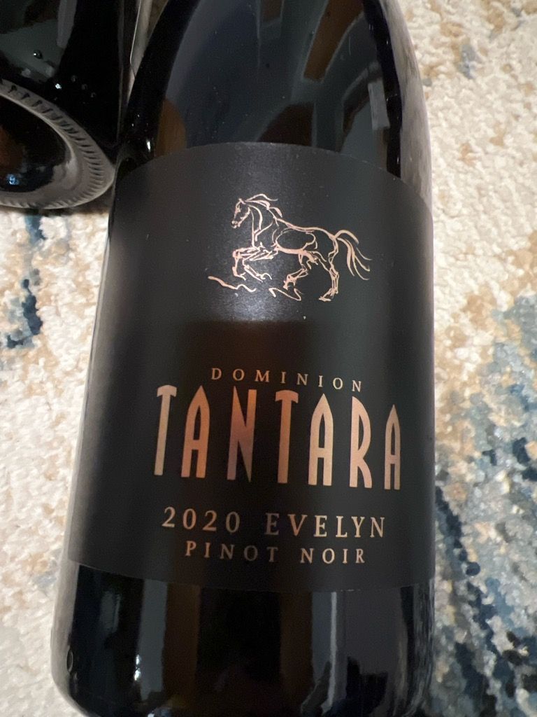 2020 Dominion Tantara Pinot Noir Evelyn, USA, California, Central Coast ...