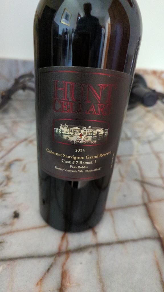 2016 Hunt Cellars Cabernet Sauvignon CabOvation Wine Makers Private ...
