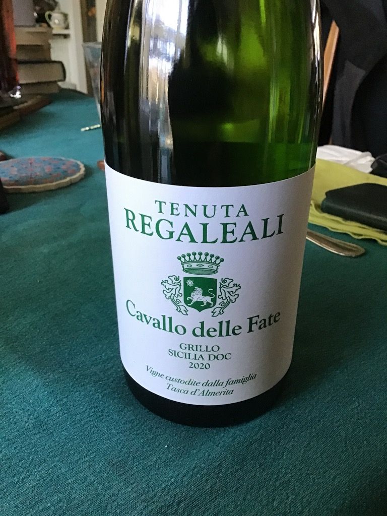 2020 Tasca D'Almerita Grillo Cavallo delle Fate Tenuta Regaleali, Italy ...