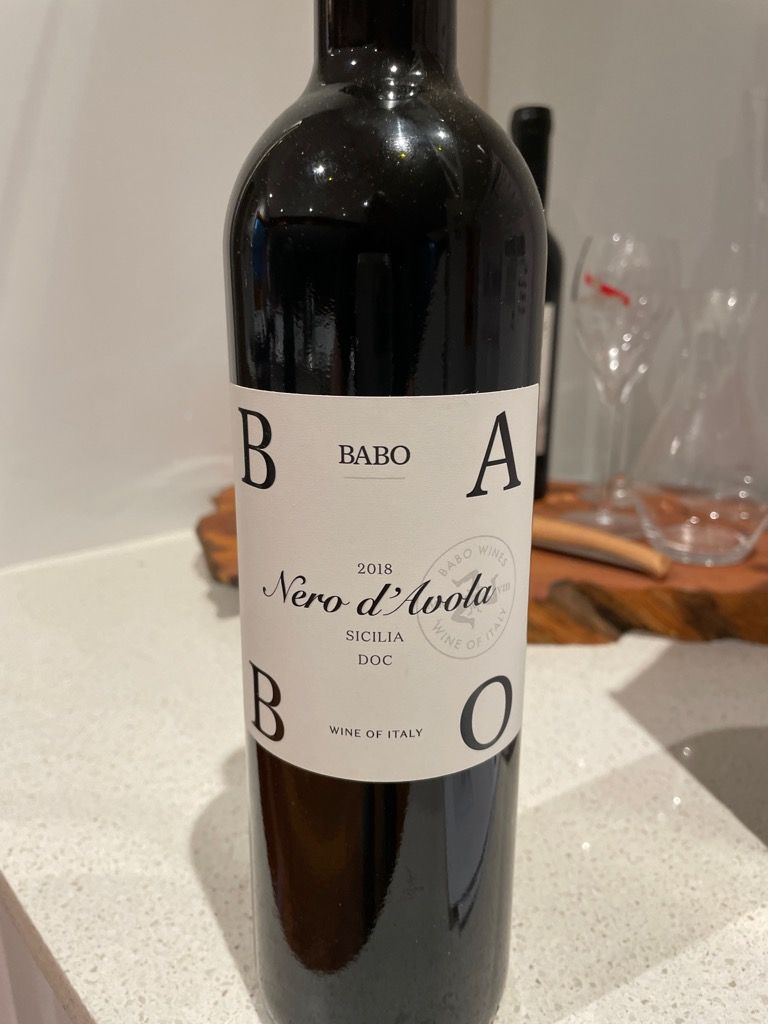 2020 Babo Nero d'Avola Sicilia, Italy, Sicily, Sicilia - CellarTracker