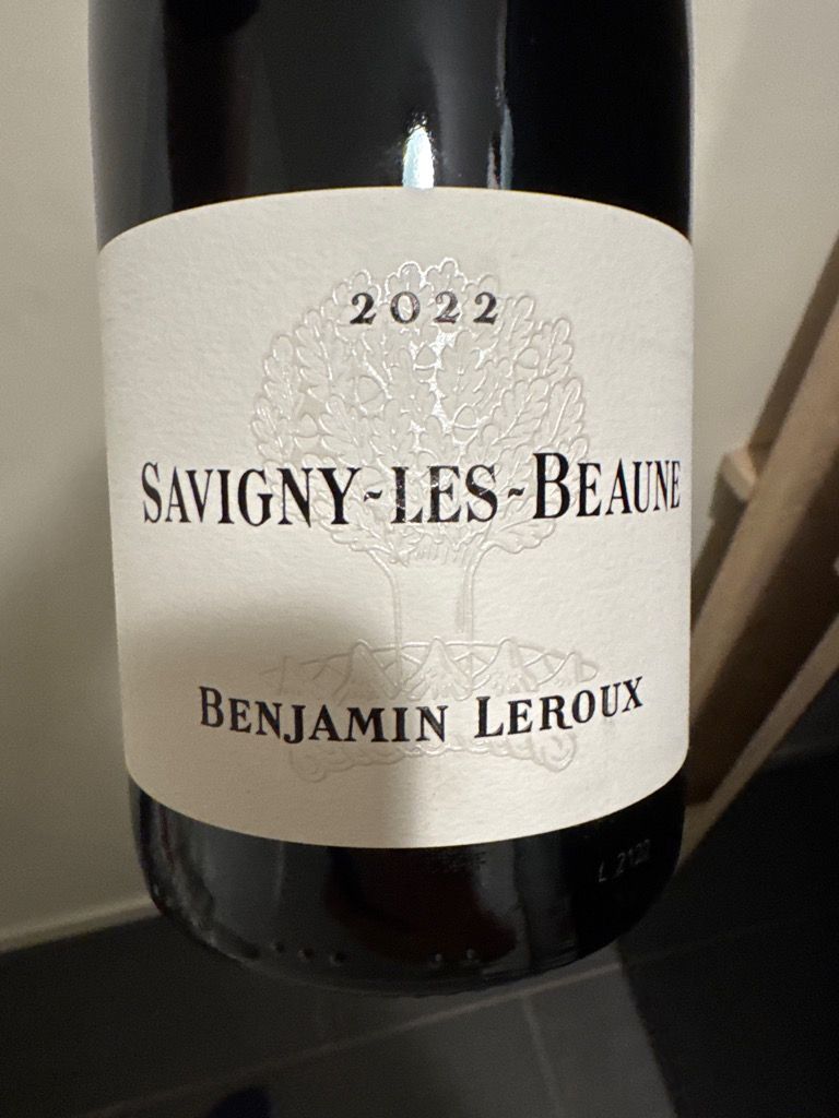 2023 Benjamin Leroux Savigny-lès-Beaune, France, Burgundy, Côte de ...