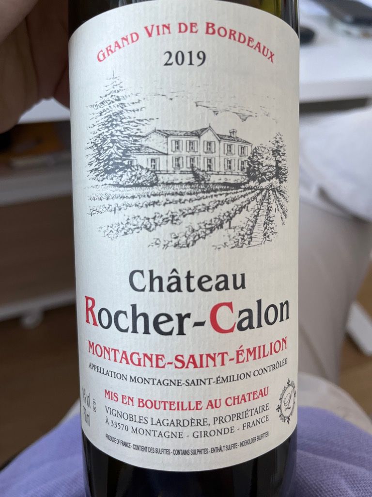 2019 Château Rocher-Calon, France, Bordeaux, Libournais, Montagne-St ...