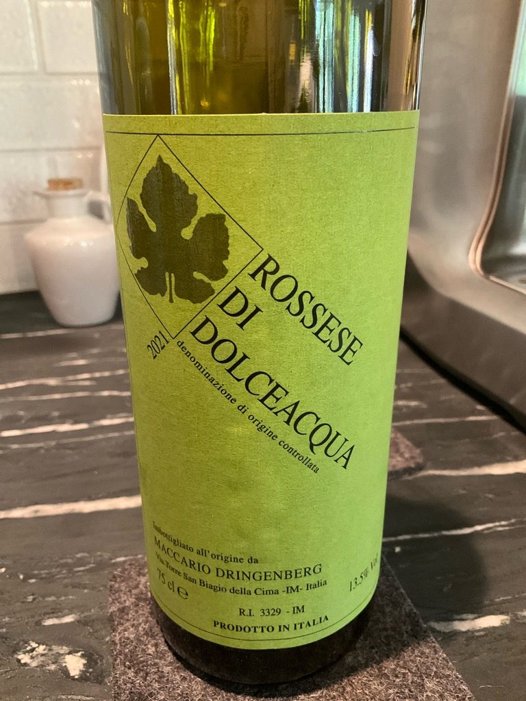 2021 Maccario - Dringenberg Rossese di Dolceacqua, Italy, Liguria ...
