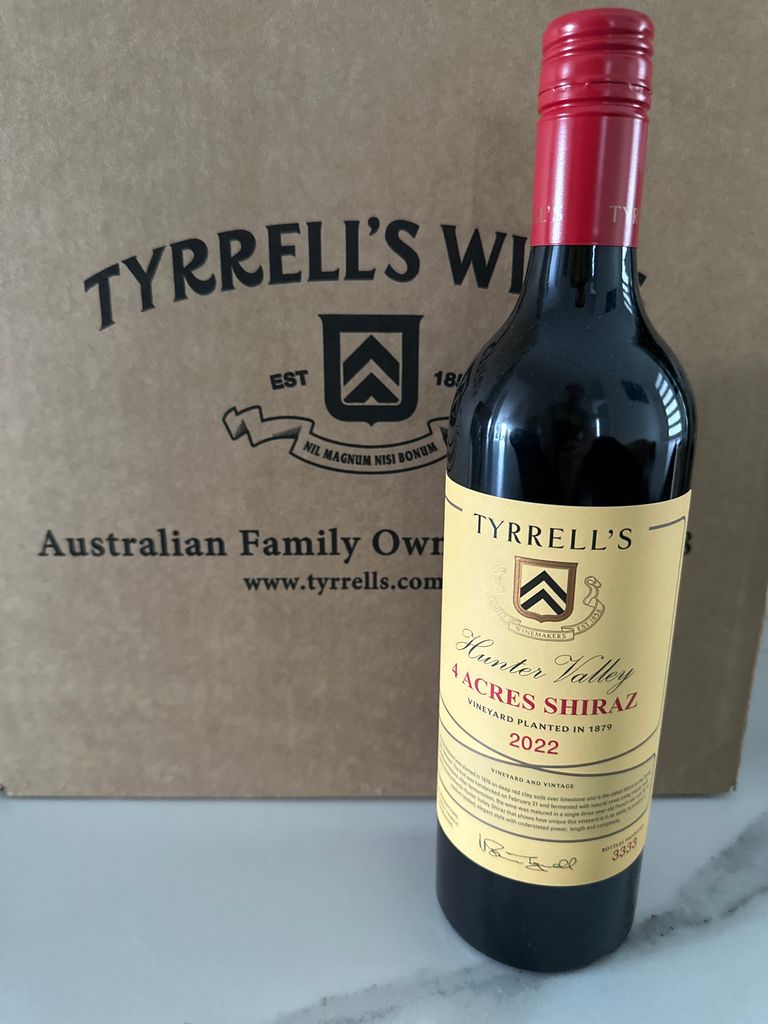 2022 Tyrrell's Shiraz 4 Acres, Australia, New South Wales, Hunter ...