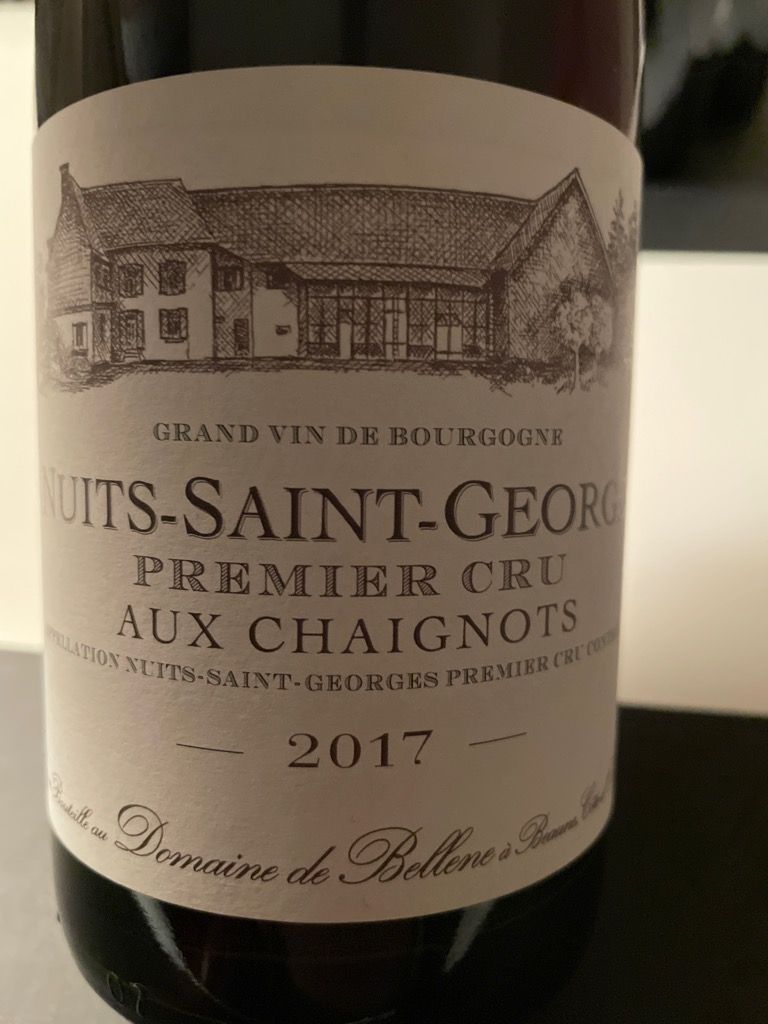 2017 Domaine de Bellene Nuits-Saint-Georges 1er Cru Aux Chaignots ...