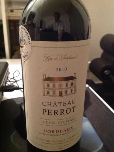 2010 Château Perrot Cuvée Prestige, France, Bordeaux - CellarTracker