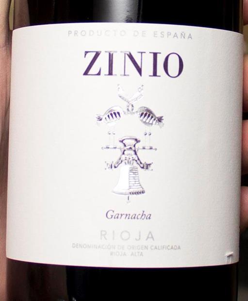 2012 Bodegas Patrocinio Rioja Zinio, Spain, La Rioja, La Rioja Alta ...