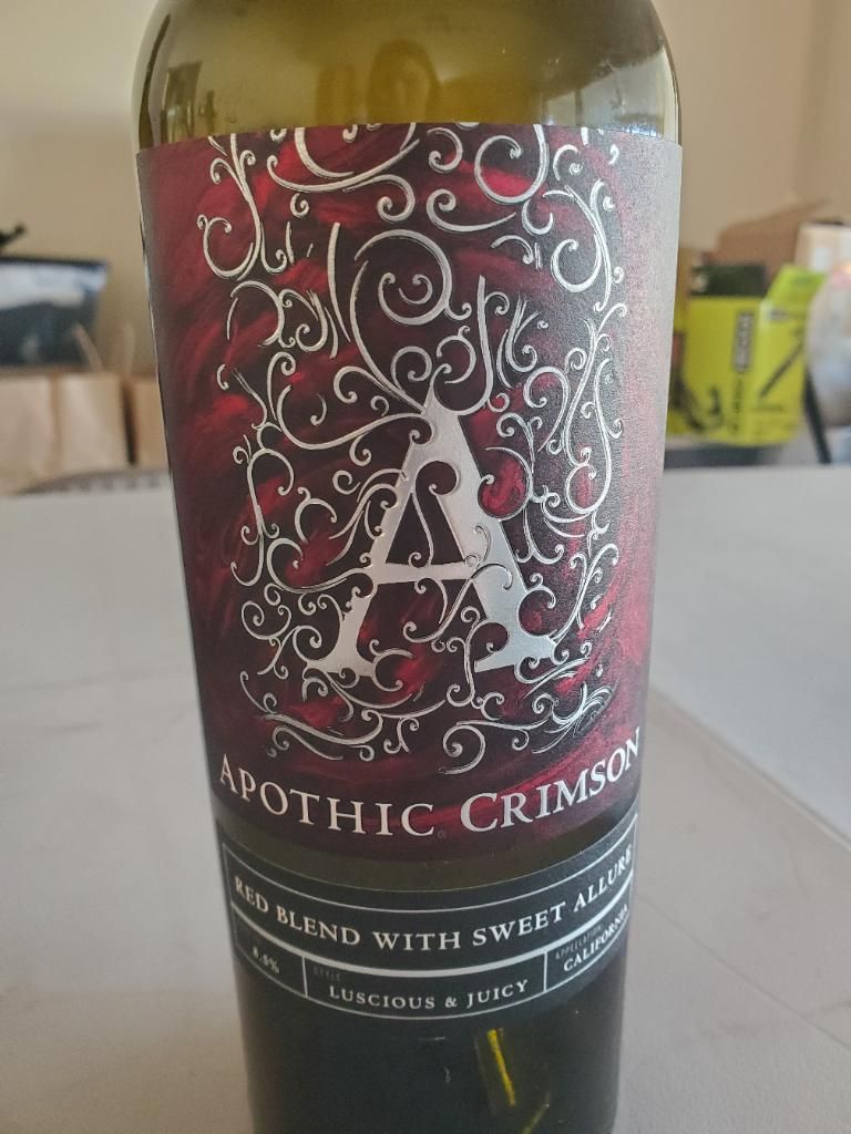 2021 Apothic Winemaker's Blend, USA, California - CellarTracker